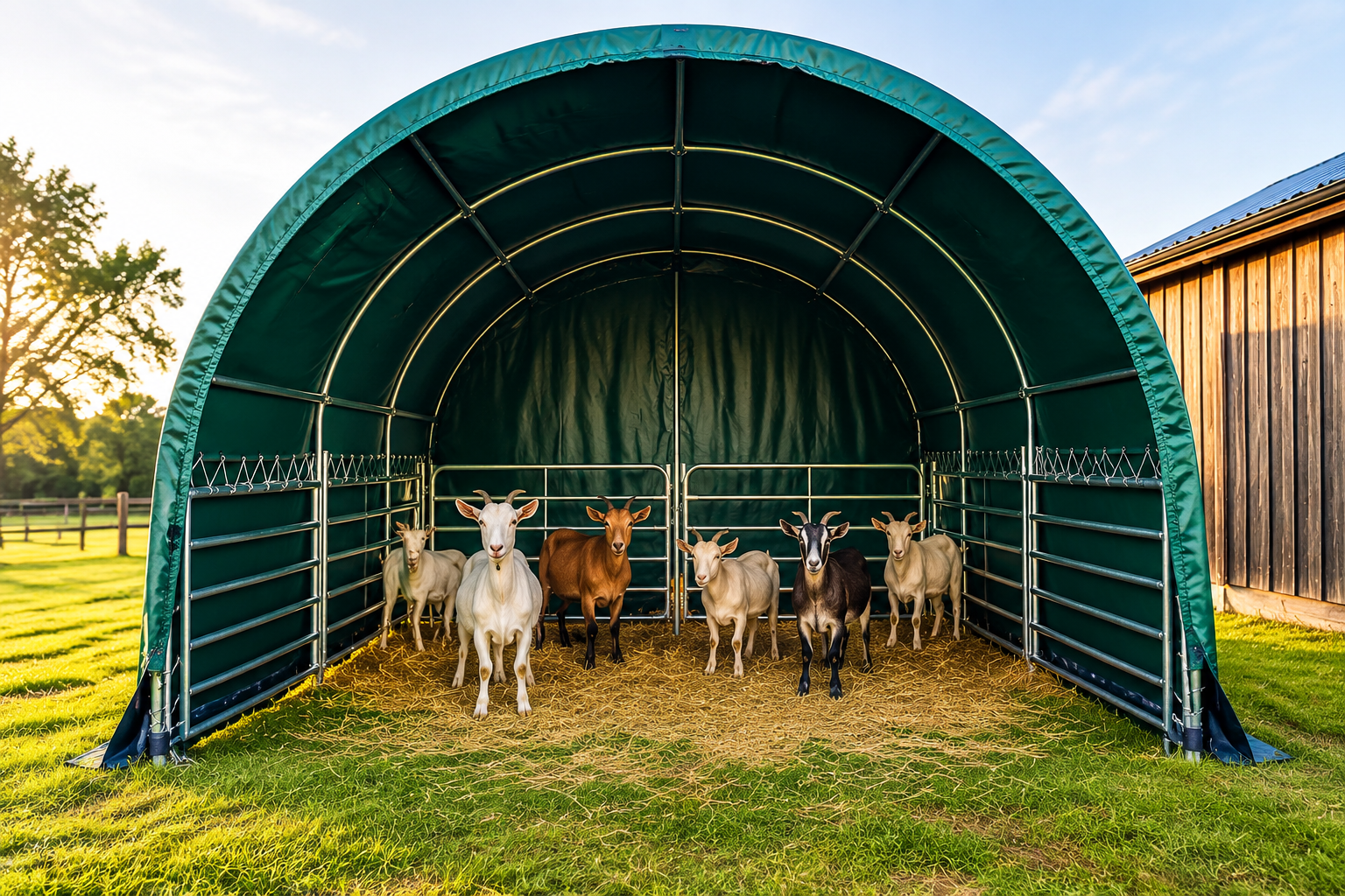 Portable Goat Shelter vs Traditional Barn: Which Is Better?